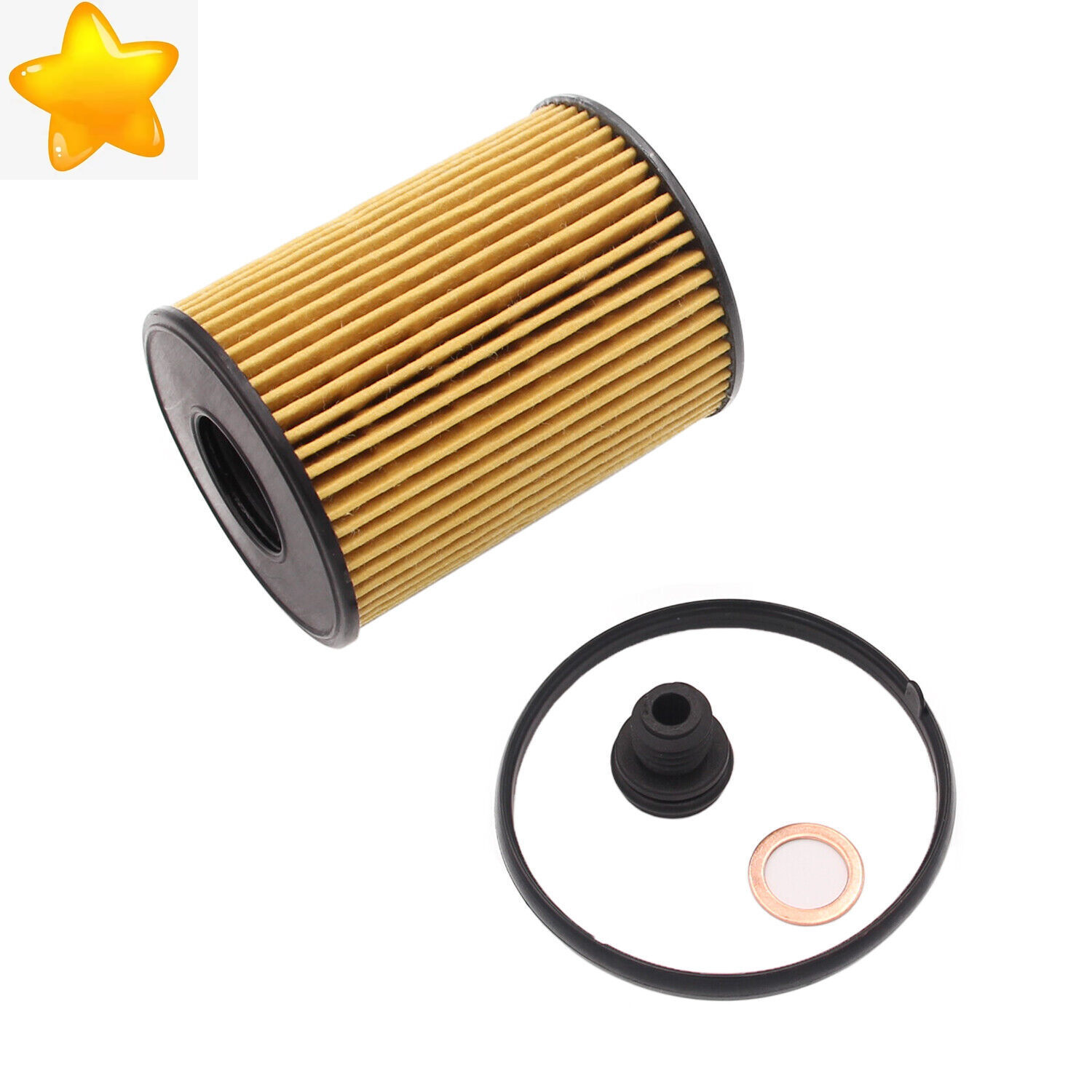 4Pcs Oil Filter Pack With Seals 26350-2S000 For 2022 Hyundai Santa Cruz ...