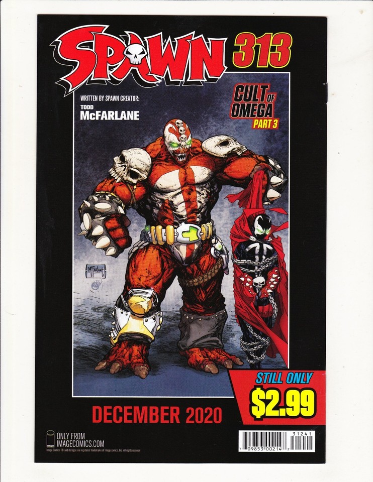 SPAWN #312 IMAGE 2020 SKYLINE VIRGIN VARIANT ASM HOMAGE TODD MCFARLANE ...