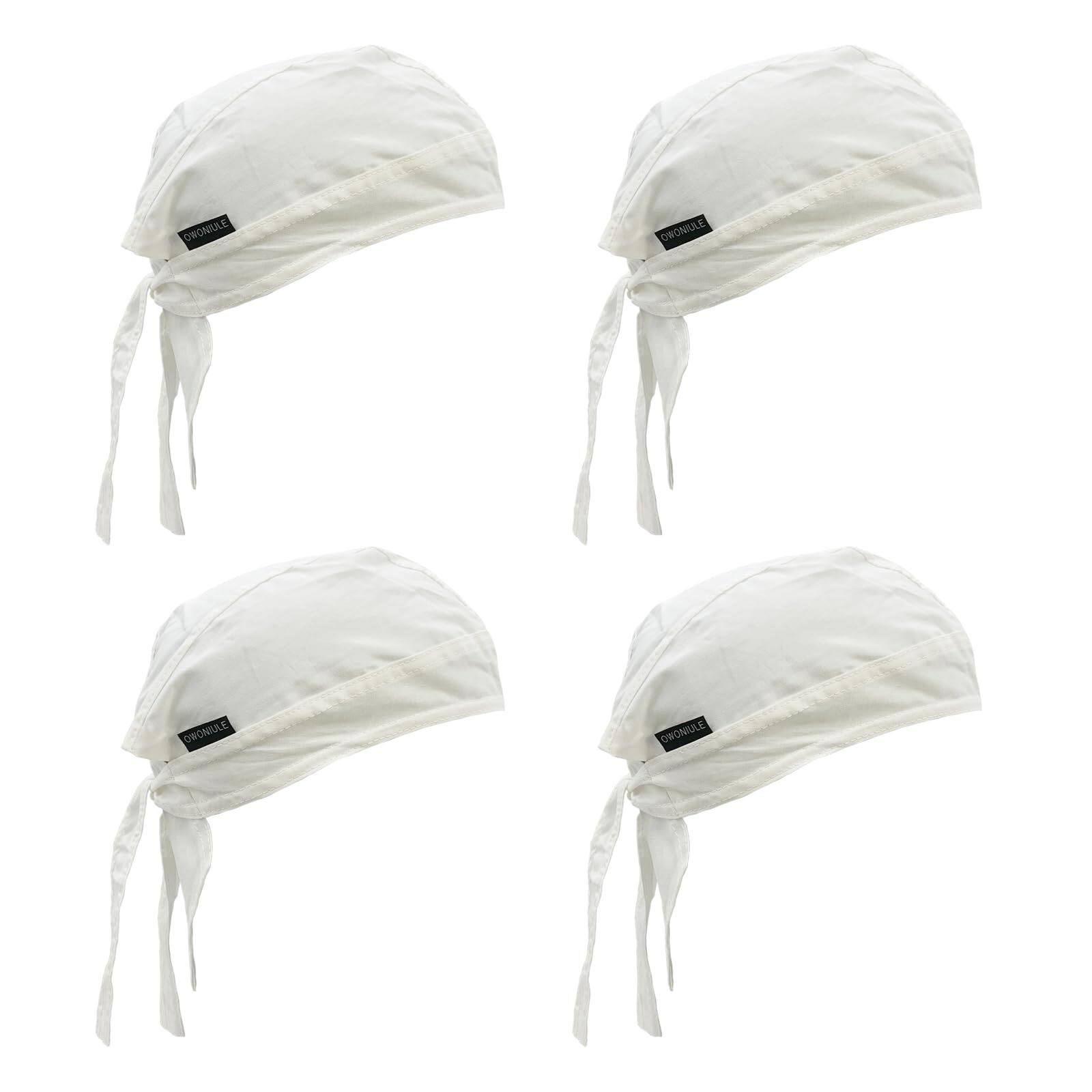 Cotton Doo Rag Skull Cap Sweat Wicking Head Wraps Breathable Helmet ...
