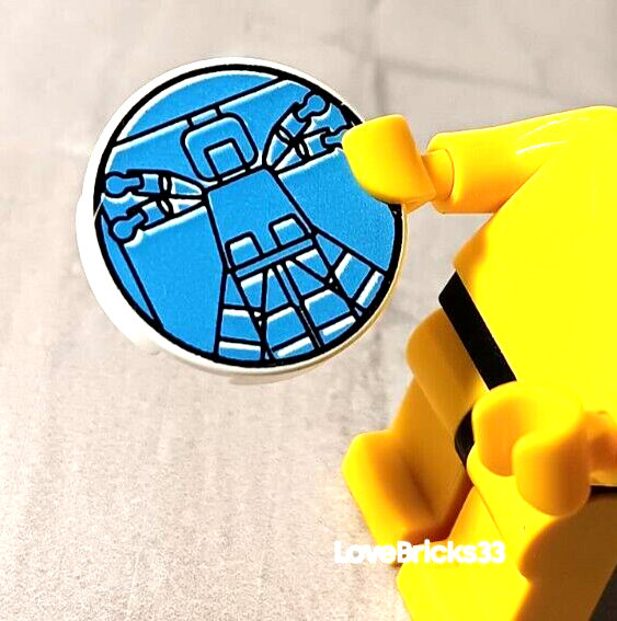 LEGO Man Exercise Jumping Jacks 2x2 PRINTED Tile Space Suit Flapping ...