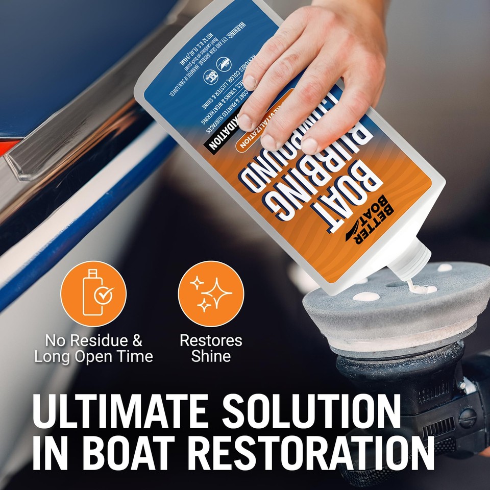 Marine Rubbing Compound Fiberglass Boat Buffing Compound for Boats Gel ...