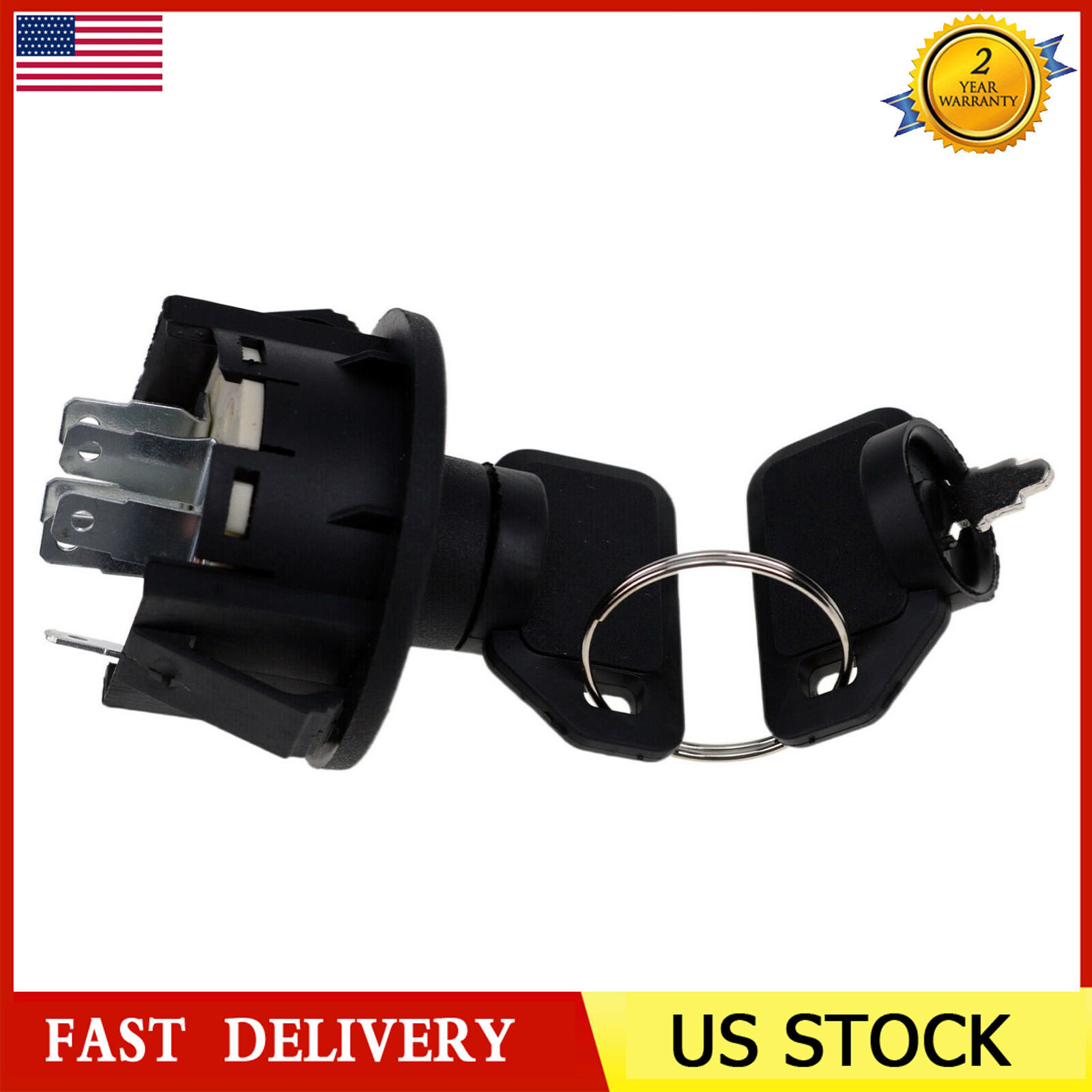Starter Ignition Key Switch 110-6764 116-0050 Fits For Toro - WITH 2 ...