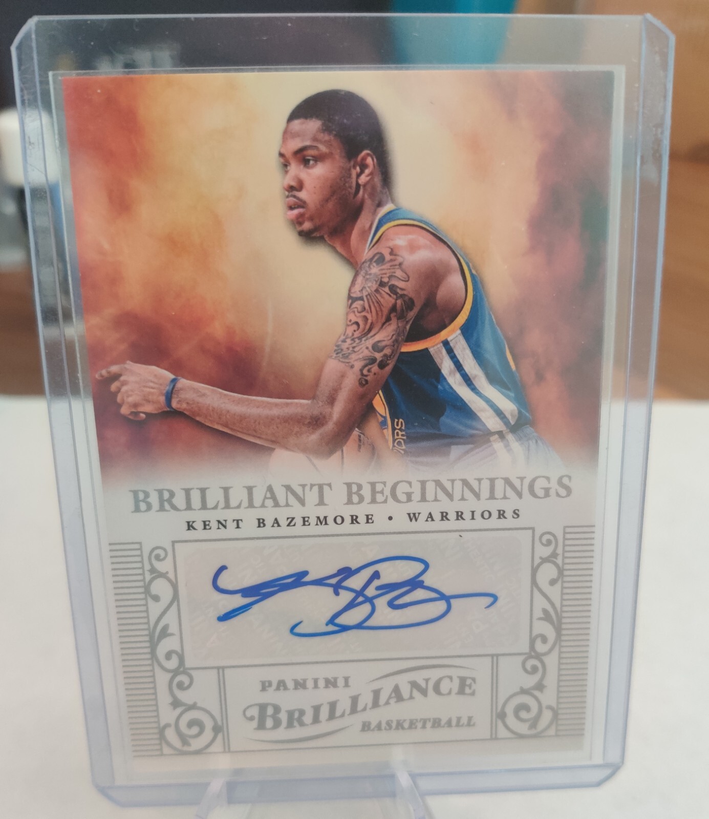 2012-13 Panini Brilliance Kent Bazemore Beginnings Rookie Auto #41 ...