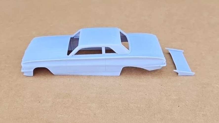 ABS-LIKE RESIN 3D PRINTED 1/25 1961 OLDSMOBILE F-85 PRO MOD BODY W ...