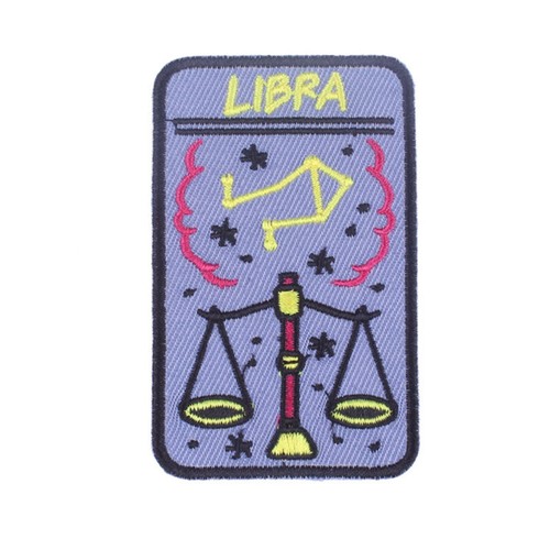 zodiac signs Iron On Patch, ASTROLOGY patch W1.9" X 3" HOROSCOPE dates ...
