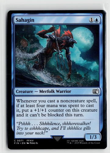 MTG Final Fantasy Sahagin x4 NM Common | eBay