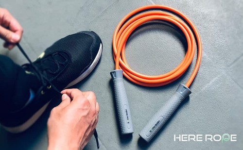 Hererope Weighted Jump Rope, Heavy Jump Rope with Durable 8MM Cable ...