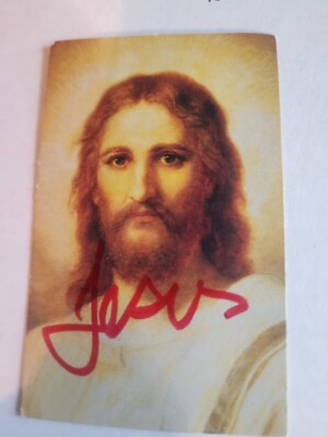 Custom Jesus Christ Rookie Card Custom Signed Autographed Rare Holy ...
