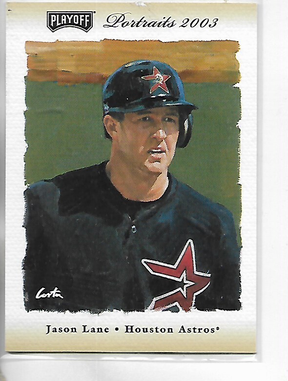 2003 Playoff Portraits Jason Lane Beige Parallel Card #97 #/250 | eBay