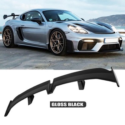 55" Rear Trunk Spoiler PRO Racing Rear Wing Gloss Black For Porsche ...