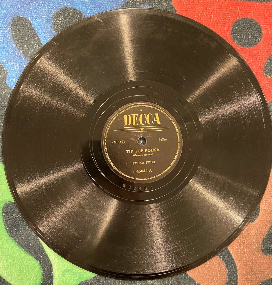 78 - POLKA FOUR: Tip Top Polka / Tickling the Accordian Polka (1942, Decca) | eBay