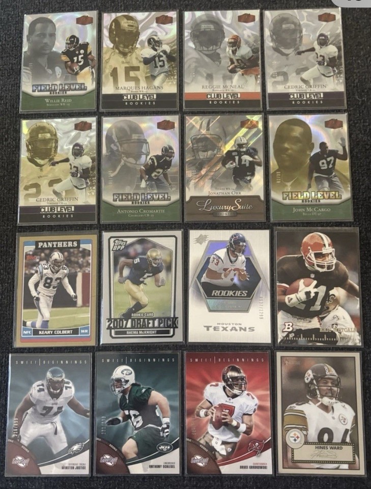 HUGE (756) FOOTBALL CARD COLLECTION! LOADED WITH ROOKIES & #’D CARDS ...
