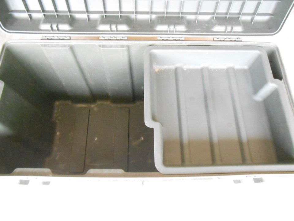 HARDIGG MILITARY TL500i HARD CASE STORAGE BOX FOOT LOCKER 32x15x18 WITH ...