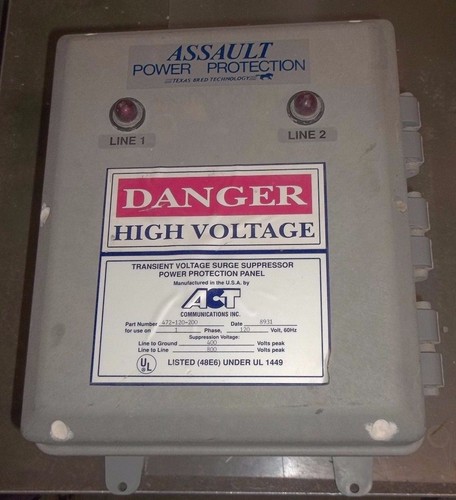 ACT COMM. 472-120-200 TRANSIENT VOLTAGE SURGE SUPPRESSOR 1 PH 120V (R5 ...