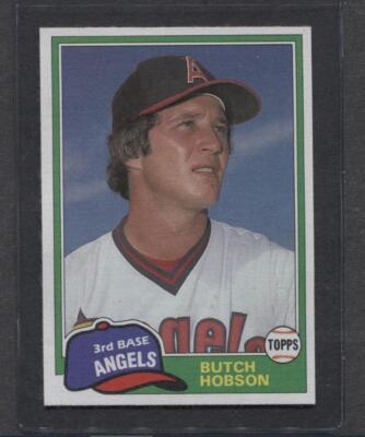 1981 Topps Traded #771 Butch Hobson (Angels) Nm/Mt (Flat Rate Ship) | eBay