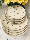 INHOMESTYLEZ Spectrum Designz 12Pc Bee Set YOU PICK! Salad Dinner Plate ...