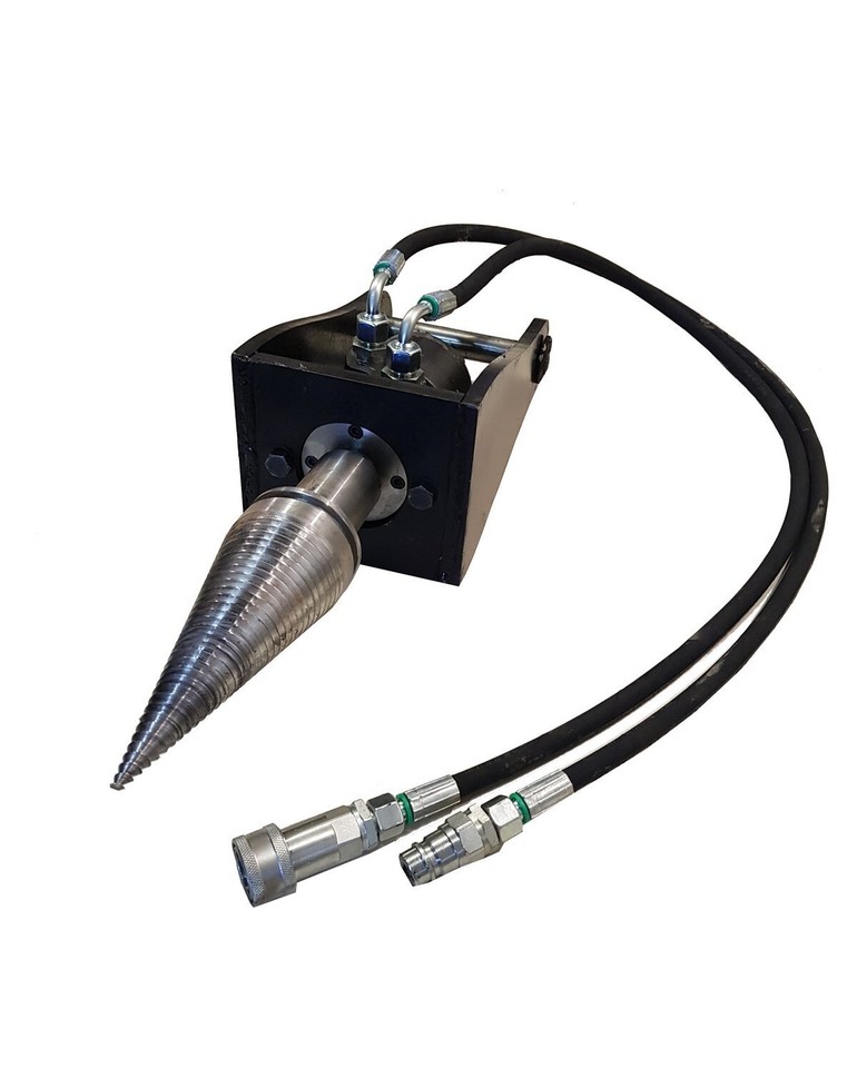Log splitter Cone splitter for mini excavators 1.5 / 2 T with hydraulic ...
