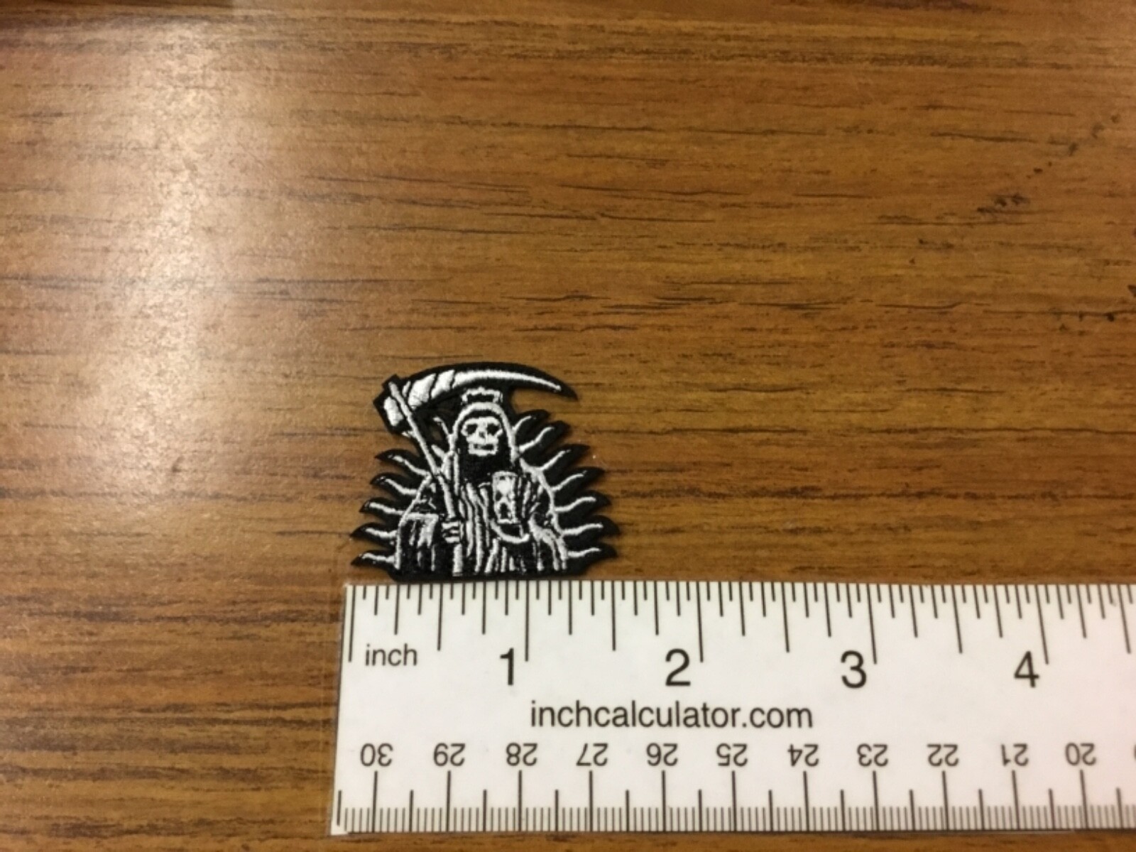 SANTA MUERTE + AK47 Grim Reaper RIFFLE PATCH COD SHIRT HAT VEST PUNK ...