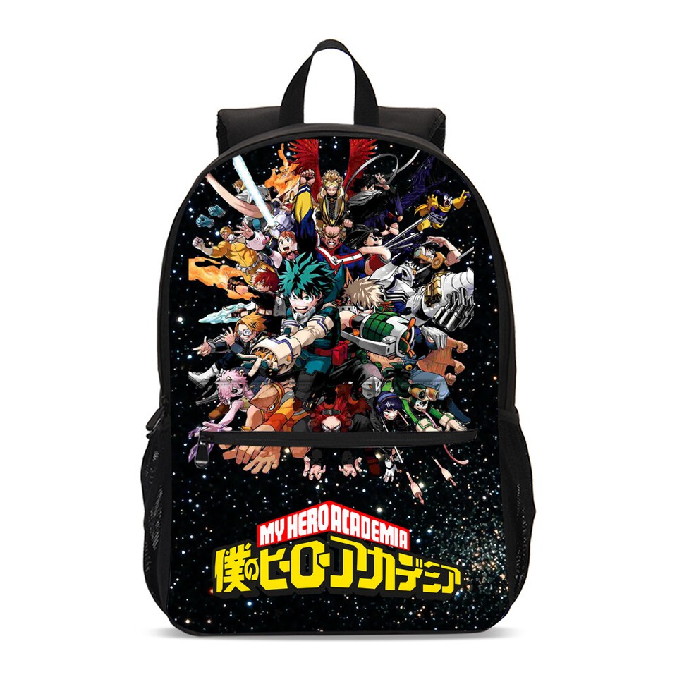 My Hero Academia Anime Deku Kids School Backpack Insulated Lunch Bag ...