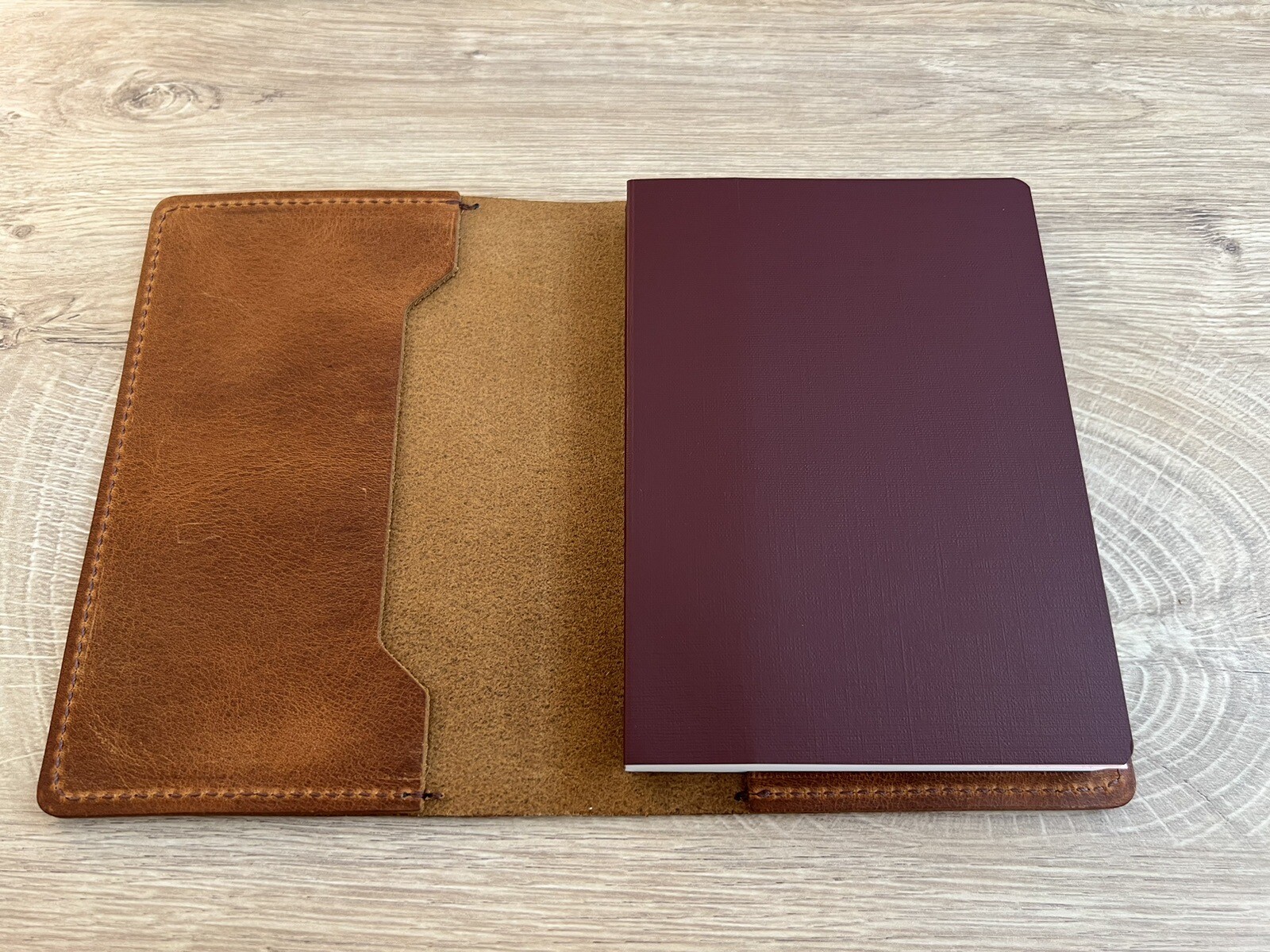 Handmade Leather Journal Cover A6 | eBay