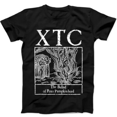 XTC The Ballad of Peter Pumpkinhead Music Gift Tee Black T Shirt 381 ...