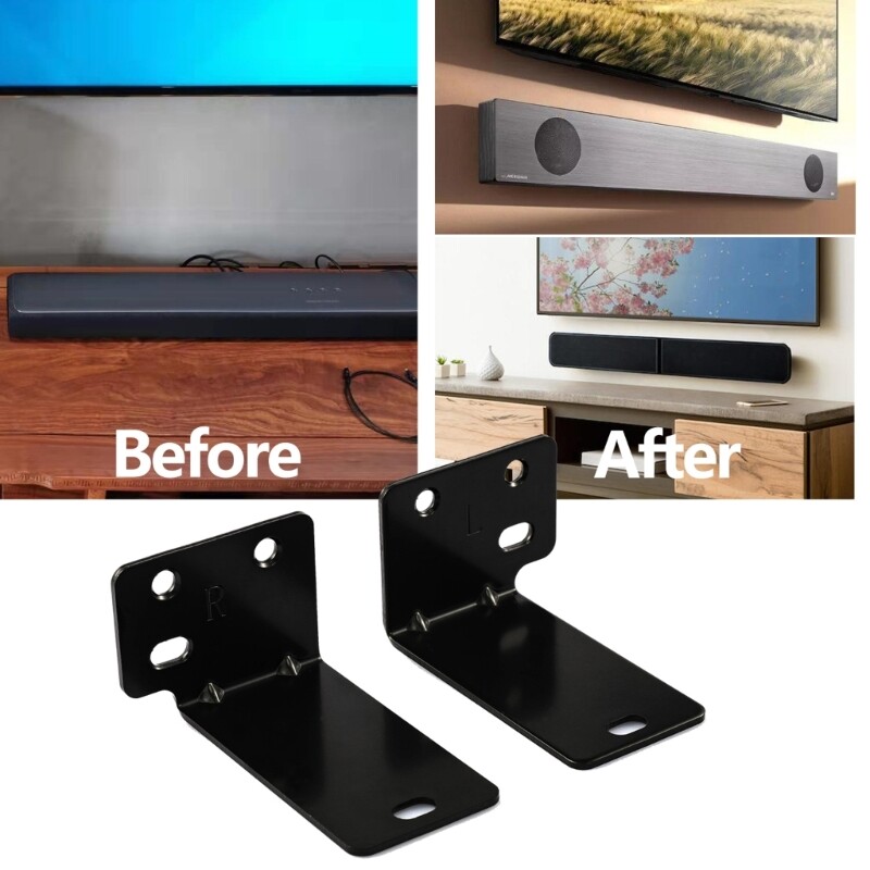 Long Lasts Soundbar Hanger Wall Bracket for Soundbars Support for ...