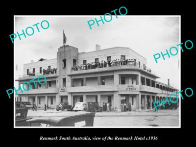 OLD POSTCARD SIZE PHOTO RENMARK SOUTH AUSTRALIA THE RENMARK HOTEL c1936 ...