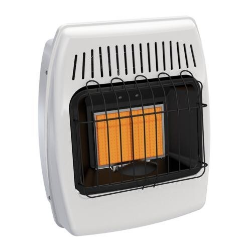 12000 BTU Dual Fuel Vent Free Infrared Wall Heater Thermostat Home ...