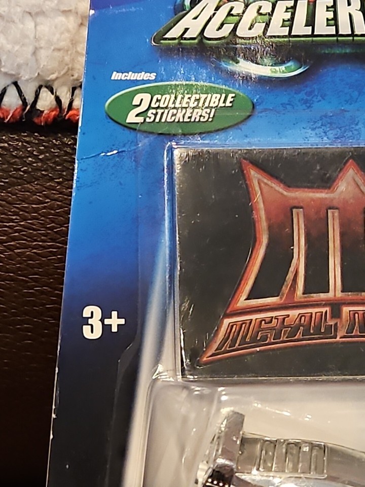 Hot Wheels AcceleRacers RIVITED Silver Chrome Metal Maniacs 2nd Gen ...