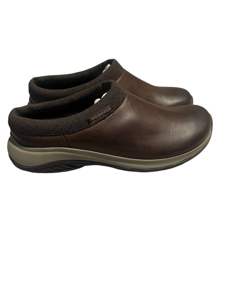 Merrell Encore Nova 5 Mule Clog Shoe Womens 8W Espresso Slip On Slide ...