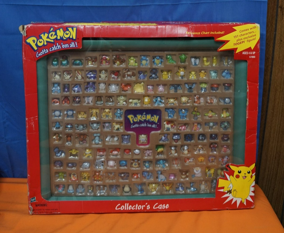 Pokemon Collector's Case 57893 151 Characters Figures Hasbro W/Box | eBay