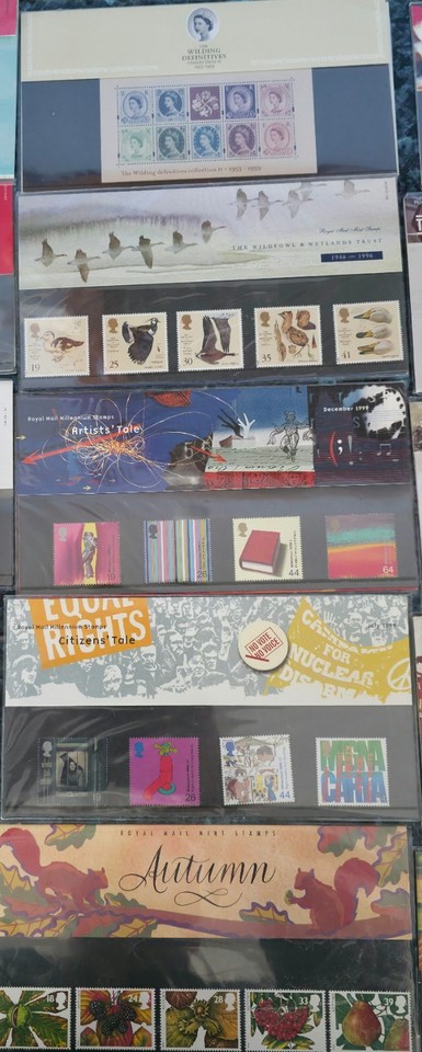 job lot of royal mint stamp sets by royal mail | eBay UK
