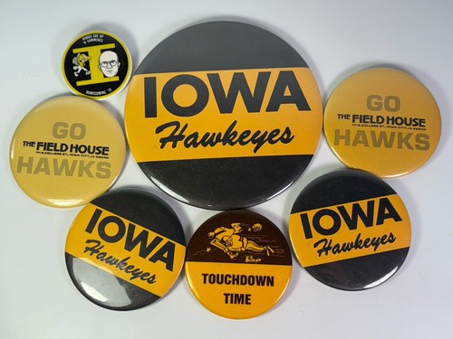 Great Lot of 7 VTG Iowa University Hawkeyes Football Advertising ...