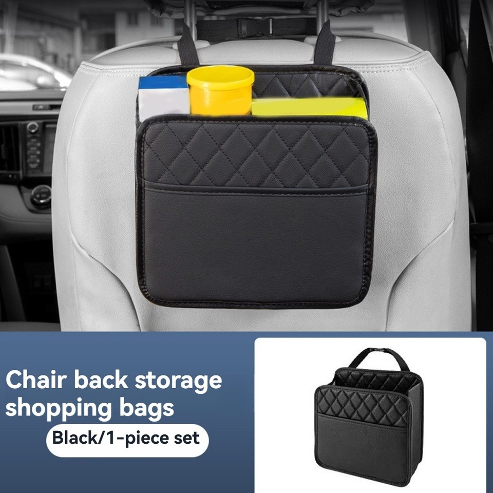 Multifunctional Car Storage Bag Leather Storage Bag Suitable for Most ...