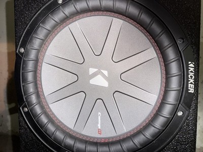 KICKER CompR Dual Subwoofer Enclosure Universal Fit Single Port | eBay