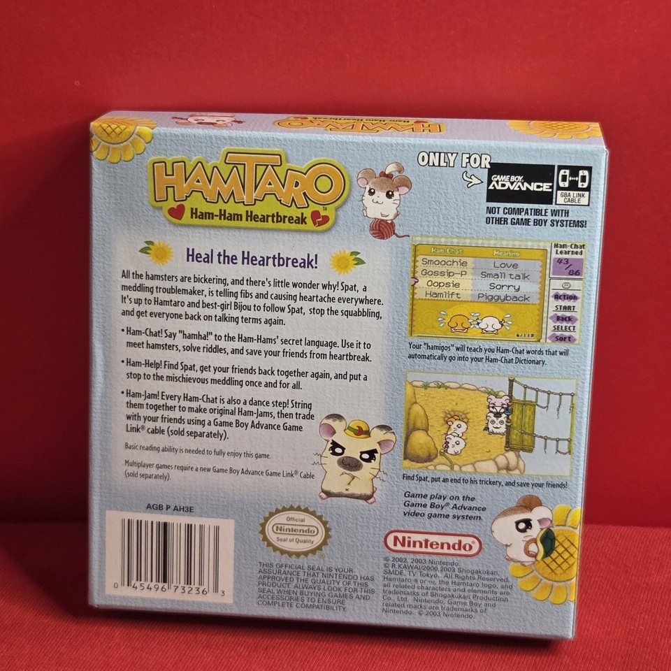 COLL/VTG: Hamtaro: Ham-Hams Heartbreak! for the Game Boy Color | eBay
