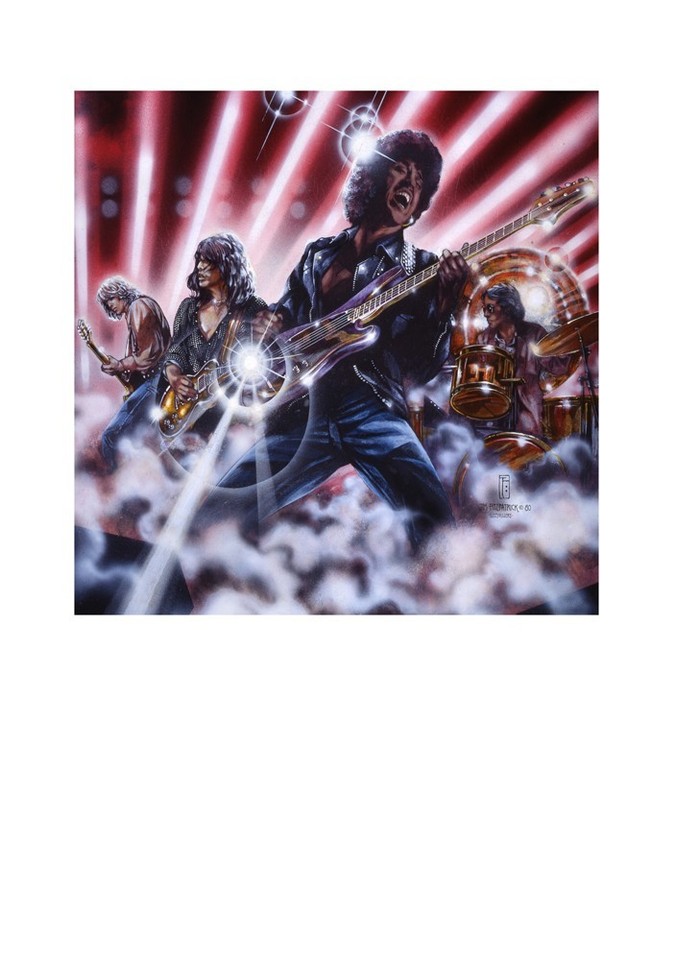 Thin Lizzy Lizzy Killer Album Cover Artwork 33x23 Art Print By Jim ...