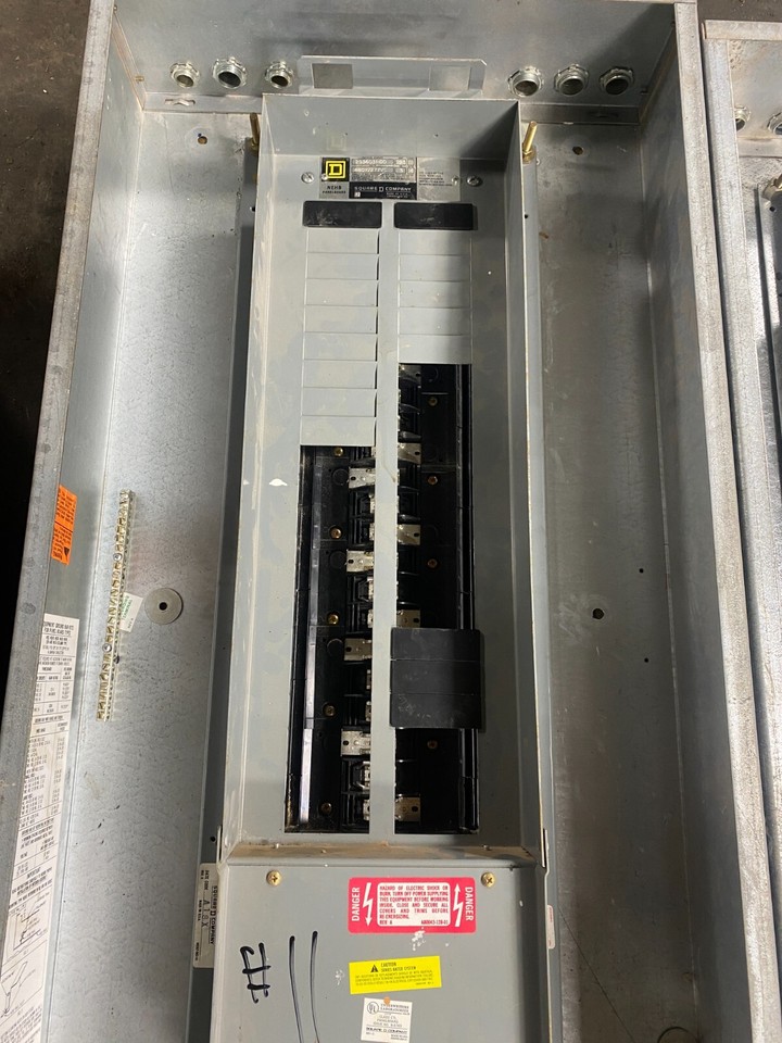 Square D NEHB Panelboard 225A 3PH 480Y/277V Type 1 Encl 4W 42 Space CAN ...