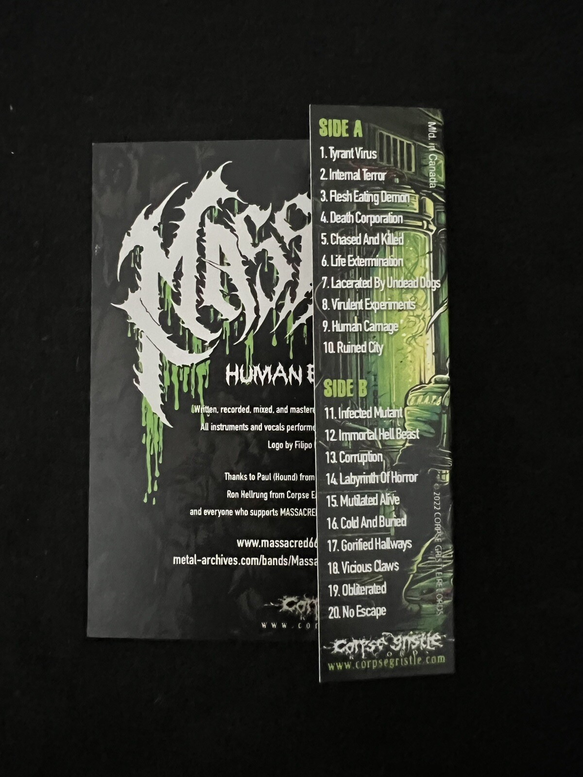 Massacred -“Human Extermination “ | eBay