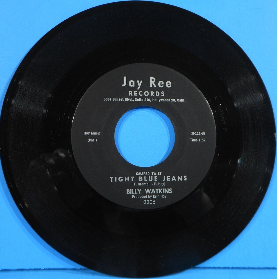 BILLY WATKINS MY ONE AND ONLY ONE 7"45 RPM 1962 RARE SOUL NICE ...