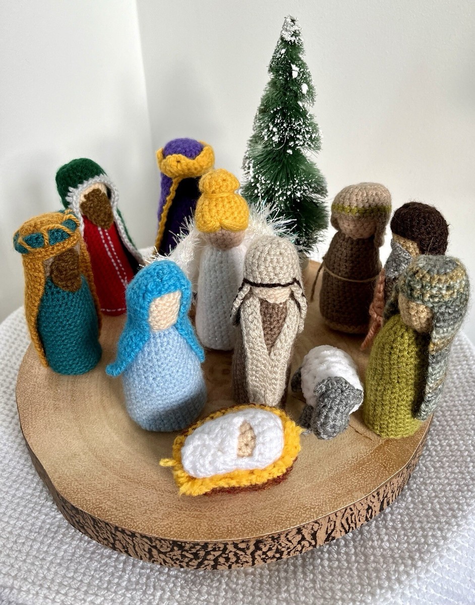 Crochet Nativity Set Pattern 5 Little Monsters: Crocheted Nativity Set
