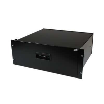 StarTech.com 4U Rack Mount Drawer - 55 lb (25 kg) - 4U Steel Storage ...