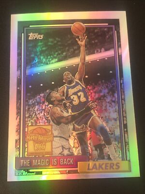 2000-01 Topps Commemorative Refractor Magic Johnson #54 R | eBay