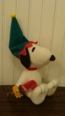 Whitman's Nice Christmas SNOOPY as Elf Plush Stuffed Toy 6.2" tall | eBay