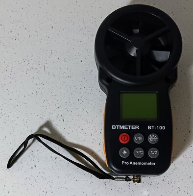 BT-Meter BT-100 Handheld Digital Anemometer Wind Speed Meter 0.3~30m/s ...