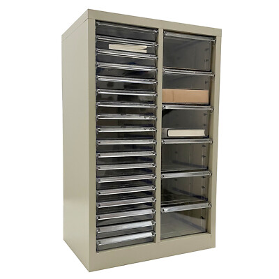 24 Drawers Storage Combination Cabinet Office A4 Paper File Collecting ...
