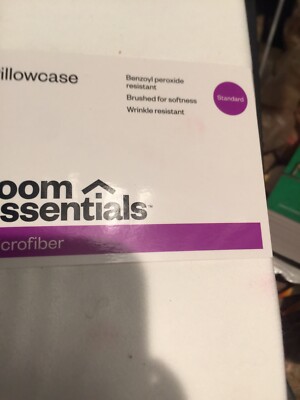 ROOM ESSENTIALS MICROFIBER PILLOWCASE STANDARD | eBay