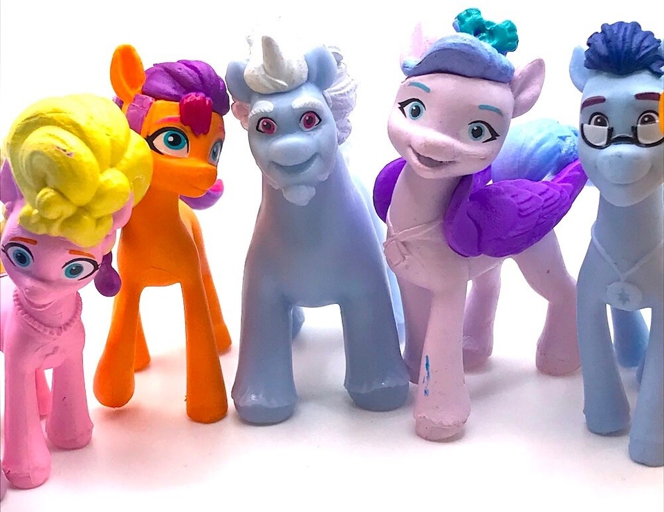MY LITTLE PONY Figure Play Set NEW GENERATION PVC TOY Hitch PIPP Sunny ...
