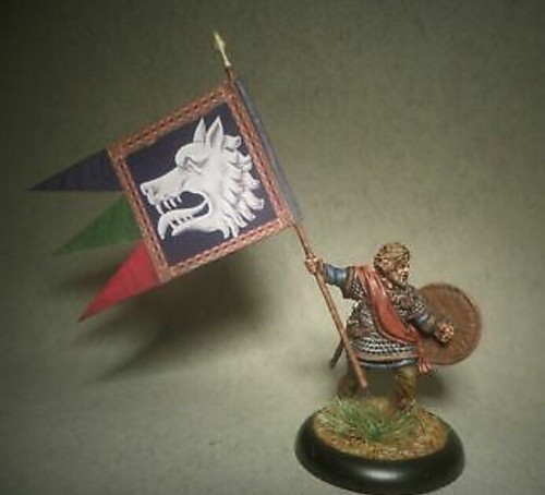 379) 1x 28mm Dark Age Banner Uhtred Bebbanburg Last Kingdom Photo Sarah ...