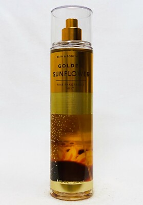 1 Bath & Body Works GOLDEN SUNFLOWER Fine Fragrance Mist Body Spray 8 ...
